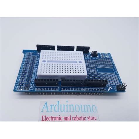 Jual Arduino Mega Protoshield Proto Shield V3 Breadboard Projectboard Jakarta Barat