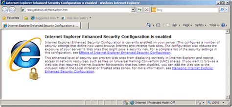Disable Internet Explorer Enhanced Security Configuration Ie Esc In Windows Server 2008 R2