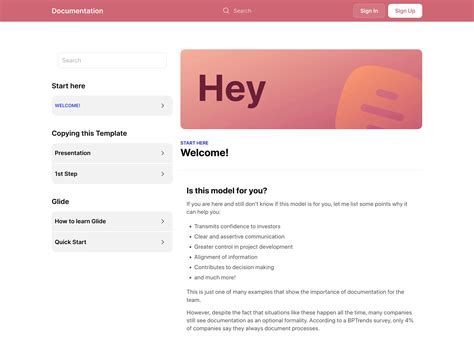 📄 Documentation • Template • Glide Pages Community Resources Glide Community