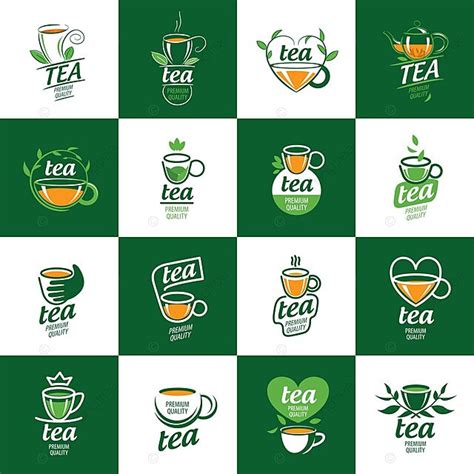 Vector Logo Tea Logo Emblem Tea Vector Logo Emblem Tea Png And
