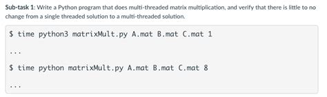 Solved Sub Task Write A Python Program That Does Chegg