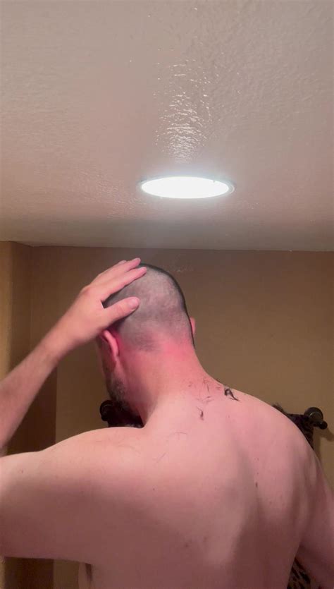 Rubbing My Buzzcut