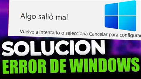 Error Vuelve A Intentarlo O Selecciona Cancelar Mundowin