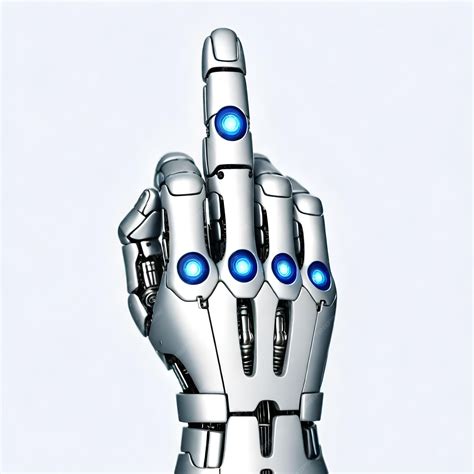 Premium Photo Robotics Hands Gesture