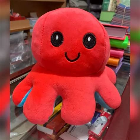 خرید و قیمت عروسک اختاپوسهشت پا دو رو اخمو و خندان از غرفه یاس اصفهان