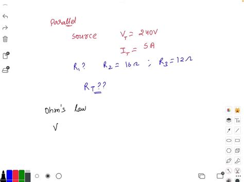 SOLVED In A Parallel Circuit If The Source Is V And I A R R Ohms R Ohms