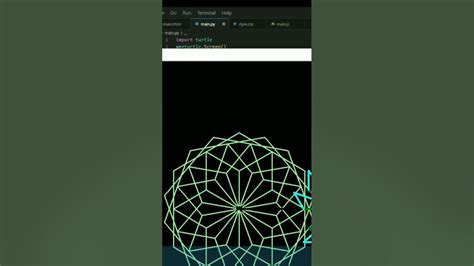 Using Python Programming To Make Beautiful Design Python Programming Turtle Python Youtube