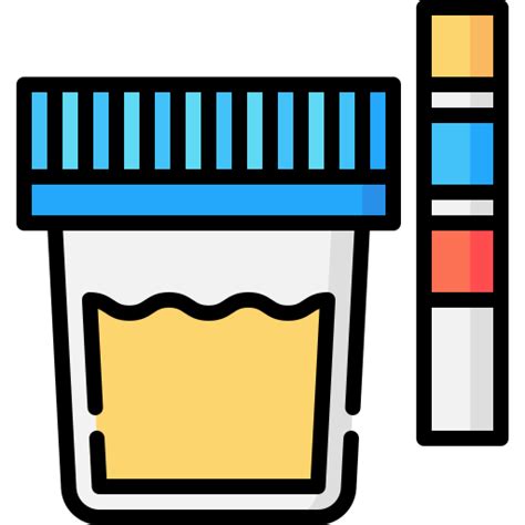 Icono De Examen De Drogas Special Lineal Color