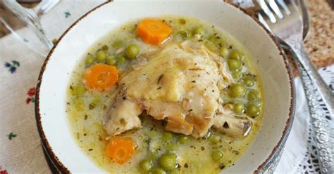 За каквото и да е Пиле по френски с грах и сметана