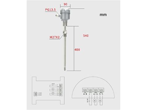 Explosion Proof Pipeline Temperature And Humidity Transmitter Stainless Steel Probe Moisture