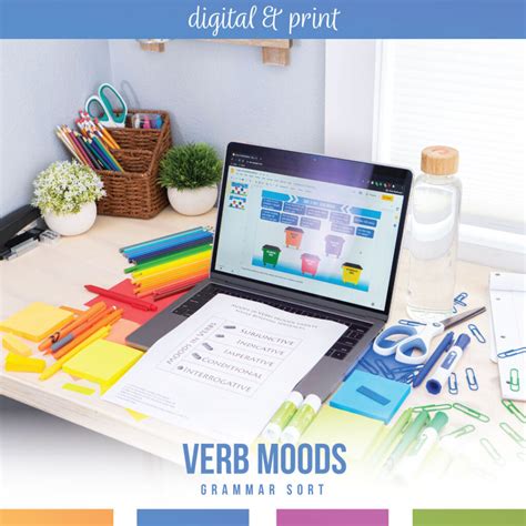 Interactive Verb Mood Sort Grammar Game Moods In Verbs Activity