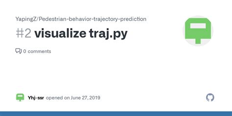 Visualize Traj Py Issue 2 YapingZ Pedestrian Behavior Trajectory Prediction GitHub