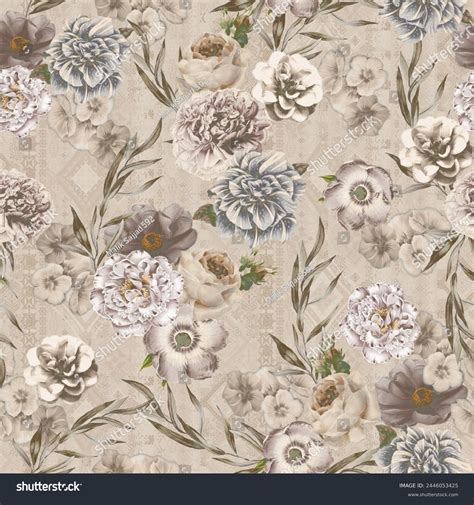 Digital Textile Design Background Texture Abstract Stock Illustration