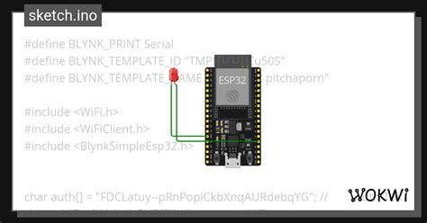 Iot 302 32 Pitchaporn 2 Wokwi ESP32 STM32 Arduino Simulator