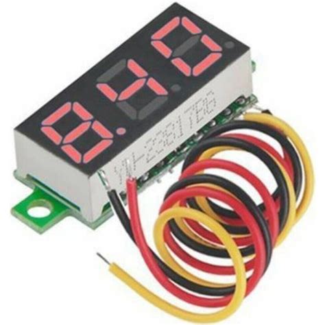 arduino dijital mini voltmetre dc 0v 100v gerilim voltaj fiyatı