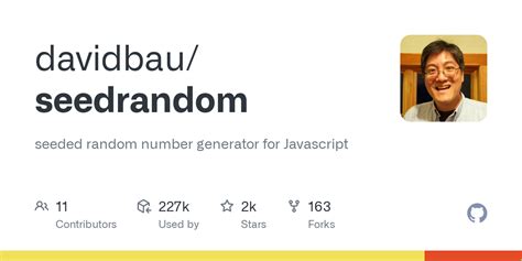 Github Davidbauseedrandom Seeded Random Number Generator For Javascript