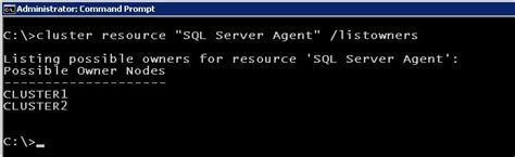 Fix Sql Server Agent On Windows Failover Cluster