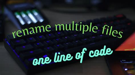 Rename Multiple Files With Commandline How Linux Made Life Easy