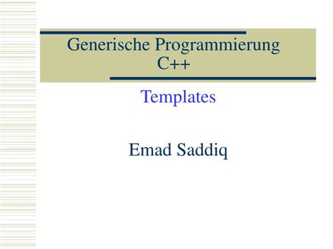 Ppt Generische Programmierung C Powerpoint Presentation Free Ppt Generische Programmierung C Powerpoint Presentation Free