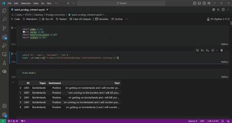 Anbarasu K On Linkedin Task Datascience Sentimentanalysis