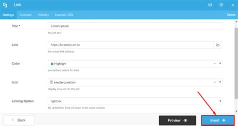Known Issue Inline Design Elements Are Not Fully Supported In The Visual Builder Shortpoint