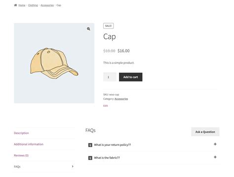 WooCommerce FAQs Plugin Add Product Store FAQs