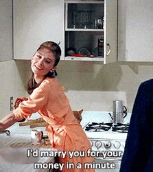 Breakfast At Tiffany S Flirting Audrey Hepburn Gif Gifdb Com