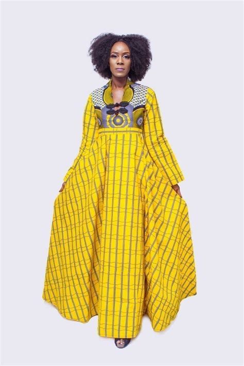 African Print Maxi Dress African Wax Long Dress Womens Clothing Afri Anka