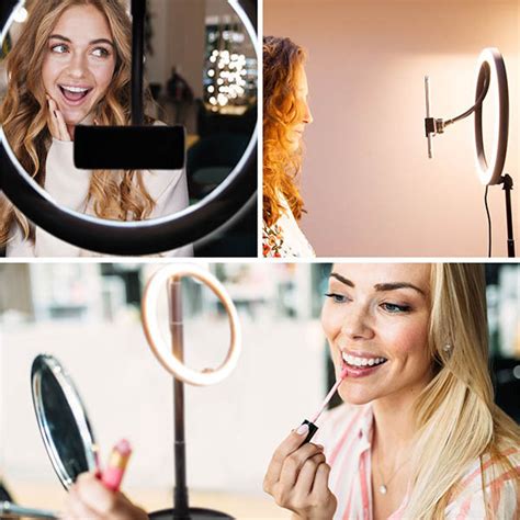 Rio Foldable Makeup And Vlogging Dimmable Led Ring Light Make Up