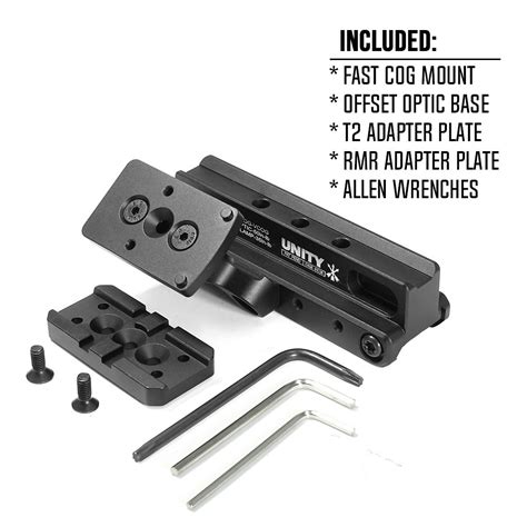 Fast Cog Series Mount For A Cog Optics W Offset Optic Adapter Plate