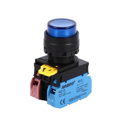 22mm Idec Similar Led Push Button Switch High Head Illuminated Momentary Or Latching Waterproof