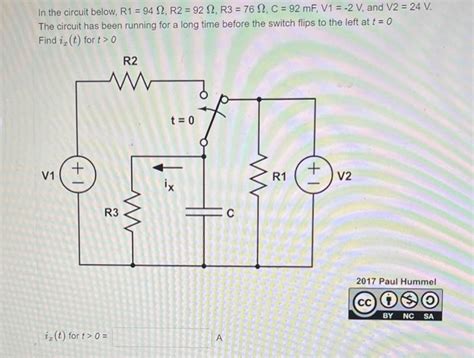 Solved In The Circuit Below
