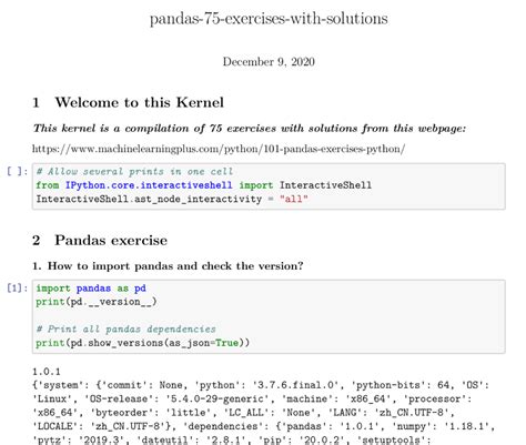 Pandas 练习 75 题 原版,jupyter Notebook 和 Pdf 都已整理好 腾讯云开发者社区 腾讯云 Pandas 练习 75 题 原版,jupyter Notebook 和 Pdf 都已整理好 腾讯云开发者社区 腾讯云