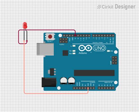 Arduino Uno Controlled Led Blinker How To Guide And Editable Circuit