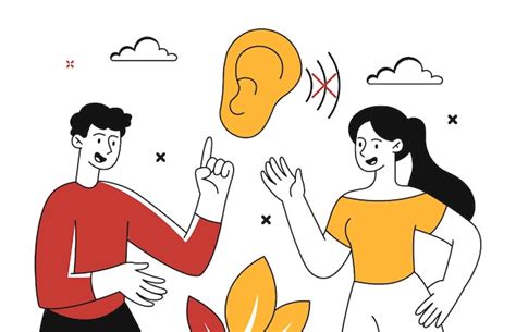 Concepto De Comunicación De Las Personas Sordas Mediante Gestos
