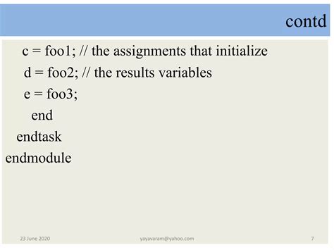 Verilog Tasks And Functions Ppt