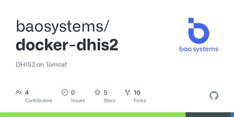 Github Baosystemsdocker Dhis2 Dhis2 On Tomcat
