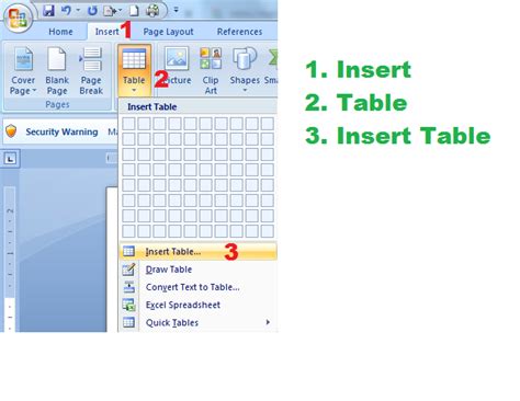 How To Insert Table In Microsoft Office Word And How To Modify Learn Microsoft Word