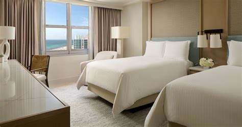 Partial Ocean View 2 Double Beds Loews Miami Beach Hotel