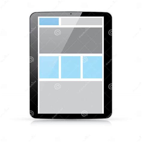 Web Coding Concept Responsive Html And Css Web D Stock Vector