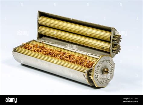 An Evans Patent Concinnum Machine A Vintage Cigarette Rolling Device Internal View Showing