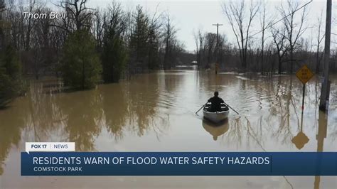 Grand River Set To Hit Peak Overnight Neighbors Warn Others To Stay Away