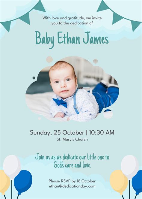 Free Baptism Invitation Templates Editable And Printable