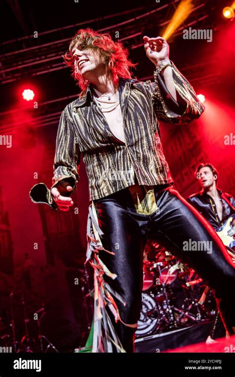 Milan Italy 21th Oct 2024 The British Rock Band The Struts Performs Live On Stage At Fabrique