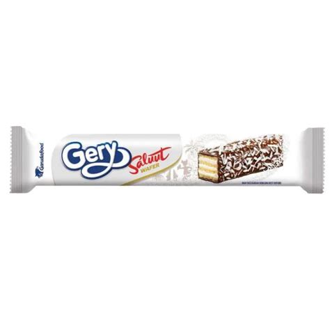 Jual Gery Saluut Wafer Cream 21gr Coklat Tabur Kelapa Shopee Indonesia