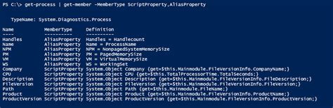 Working With Powershells Get Member Cmdlet