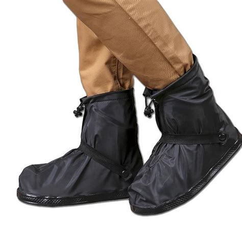 Men Waterproof Shoes Covers Reusable Rain Snow Anti Slip Women Rain