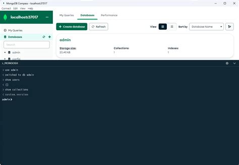 Mongodb Mongodb Compass로 Mongodb 연결하고 권한 지정하기