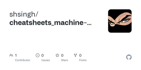 GitHub Shsingh Cheatsheets Machine Learning Deep Learning Artificial