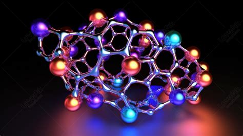 복잡한 분자 구조를 3d로 시각화 분자 배경 화학 실험실 배경 핵 배경 이미지 Hd 분자 화학 실험실 핵 배경 사진 무료 다운로드 Lovepik